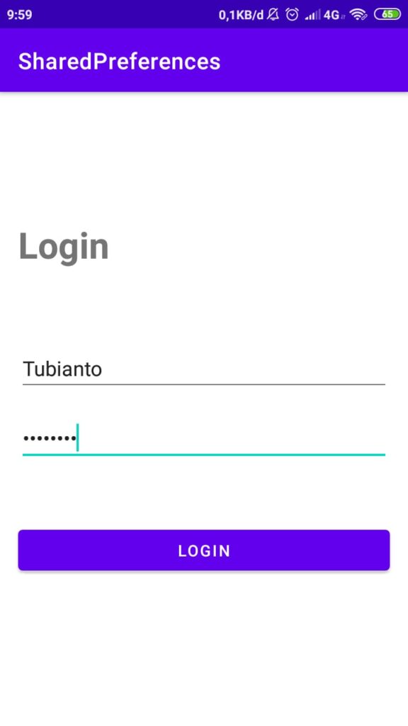 GitHub - Tubianto/sharedpreferences: Membuat session untuk login dan logout menggunakan ...